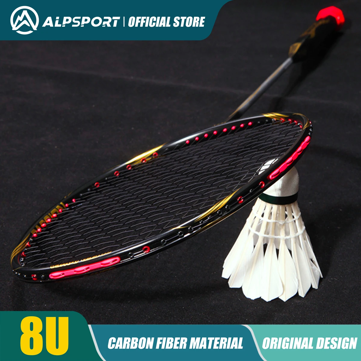Alpsport-8U-FZ-Plus-Badminton-Racket-Full-carbon-fiber-professional ...