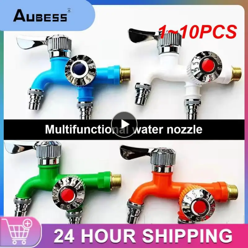1-10PCS-High-Quality-Double-Outlet-Faucet-Washing-Machine-Faucet-Double ...