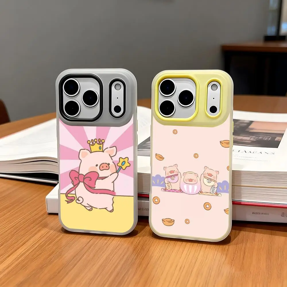 LuLu The Piggy Phone Case Clear Jelly iPhone 17/16/15/14/13/12 Case ...