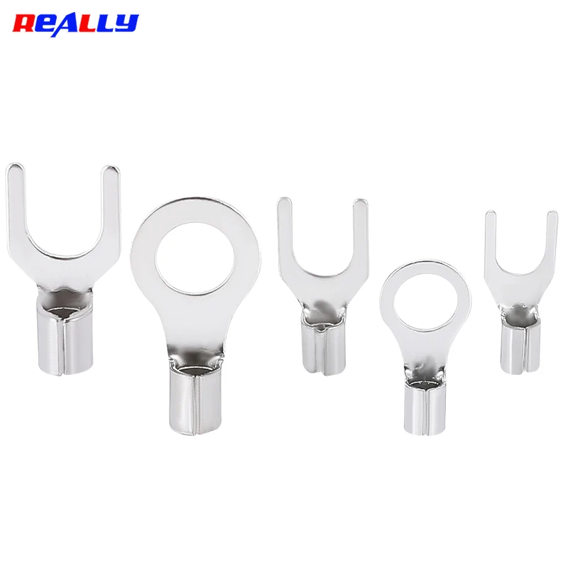 Copper-Cold-pressed-Terminal-Lugs-Y-shaped-Cable-Nose-Copper-Bare-End ...