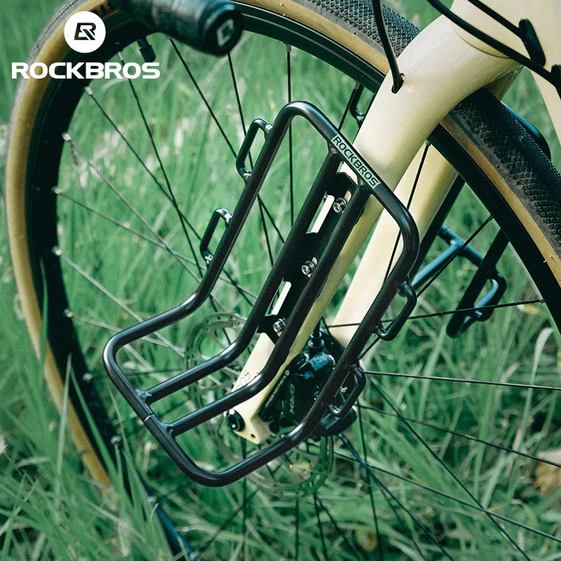 ROCKBROS-Bike-Front-Pannier-Rack-Aluminum-Alloy-Bicycle-Cargo-Racks-MTB ...