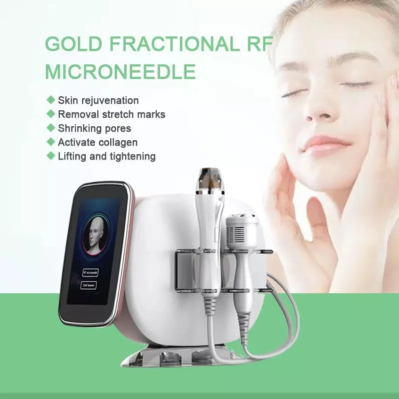 Portable Fractional Rf Microneedle Machine Radio Frequency Gold Micro