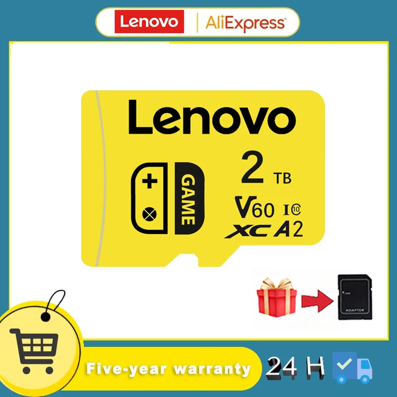 【Ready Stock+FREE Shipping+COD】Lenovo 2TB Memory Card U3 V60 Flash SD ...