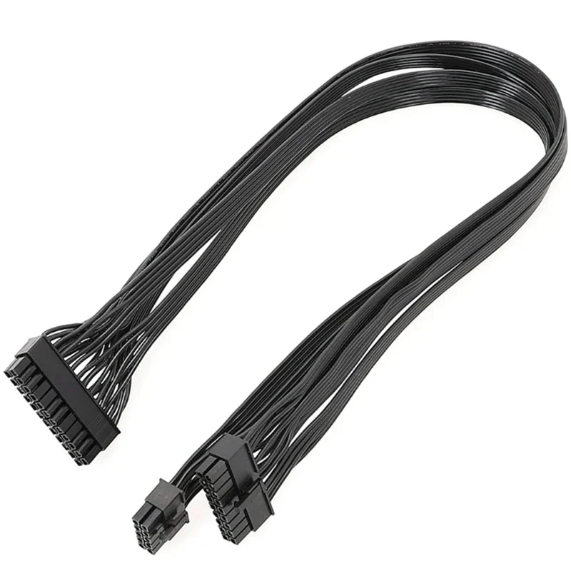 Modular-Power-Cable-10Pin-18Pin-to-24Pin-18AWG-Black-Flat-Cable-for ...