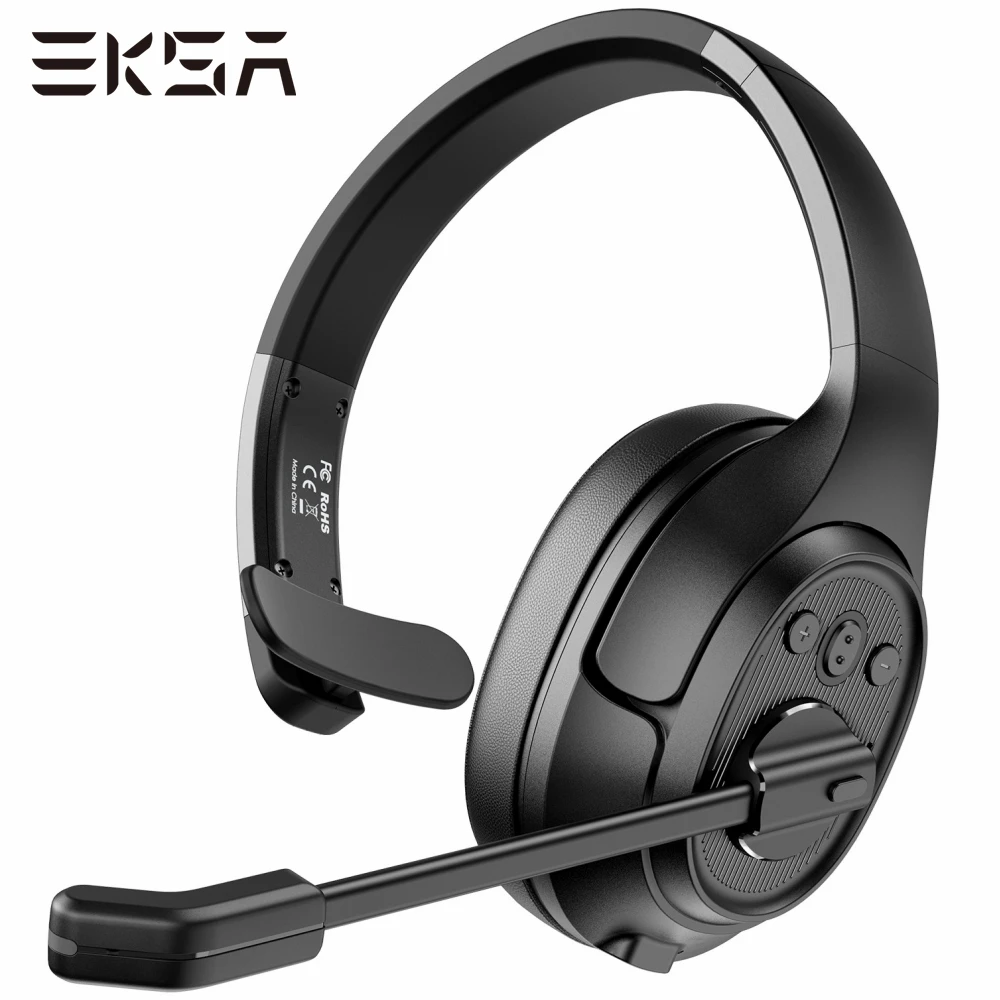 EKSA H1 Wireless Headset Bluetooth 5.0 Headphones With Mic ENC Call ...