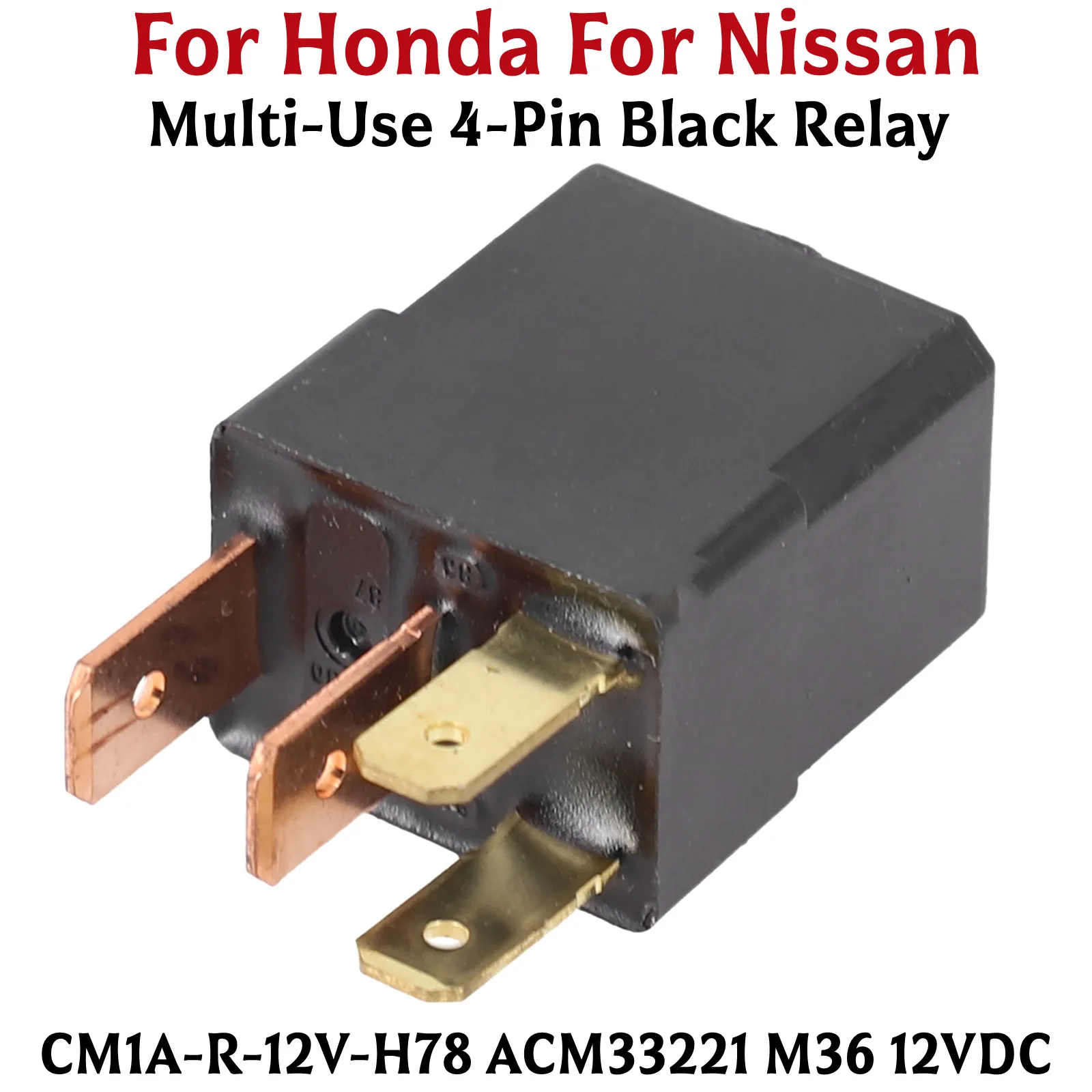 CM1A-R-12V-H78 ACM33221 M36 12VDC 4 Pins Automotive Relay (physical ...