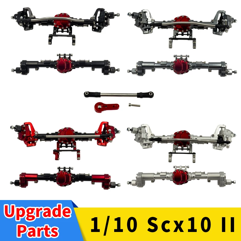 axial-scx10-ii-2-upgrades-Parts-Metallic-Body-Portal-Front-And-Rear ...