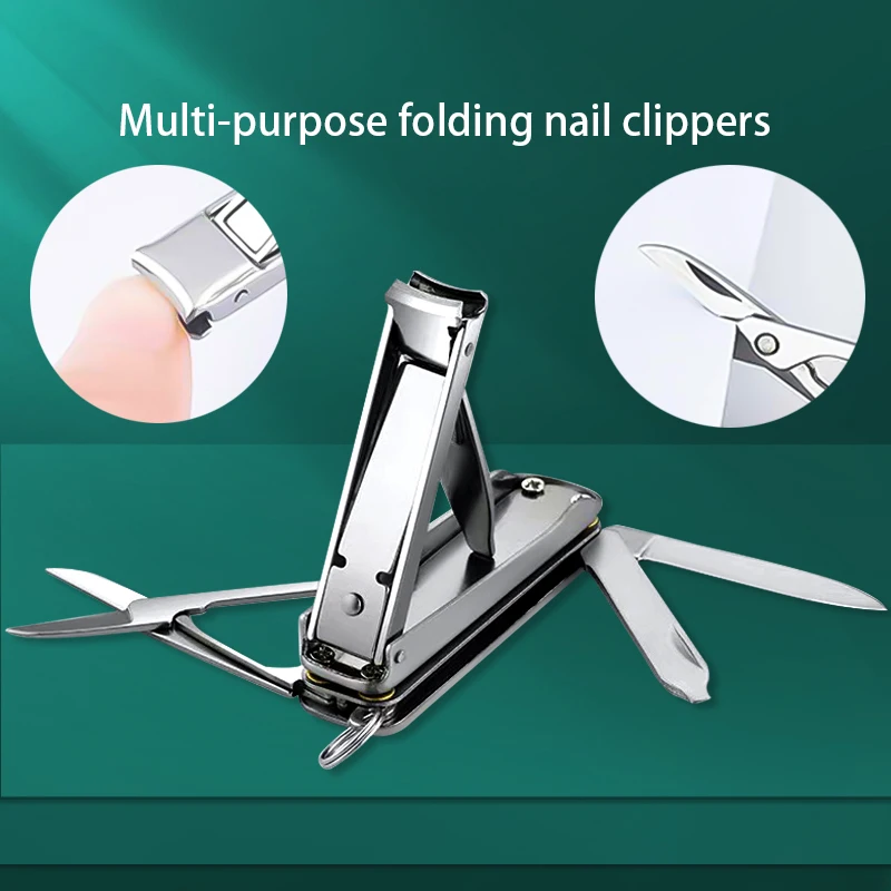 5-In-1-Multi-purpose-Nail-Clippers-Folding-Stainless-Steel-Nail ...