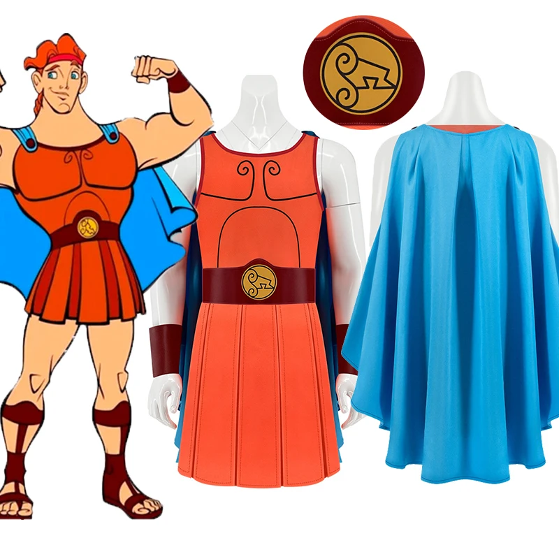 Movie-Hercules-Cosplay-Costume-for-Man-Boys-Top-Cloak-Belt-Men ...