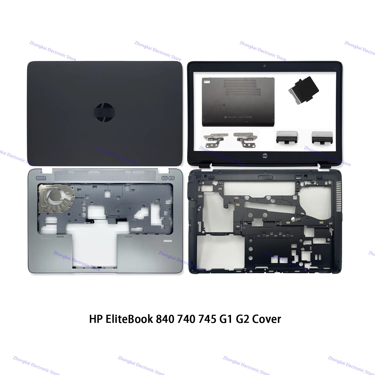New-Original-HP-EliteBook-840-740-745-G1-G2-Laptop-LCD-Back-Case-hinge ...
