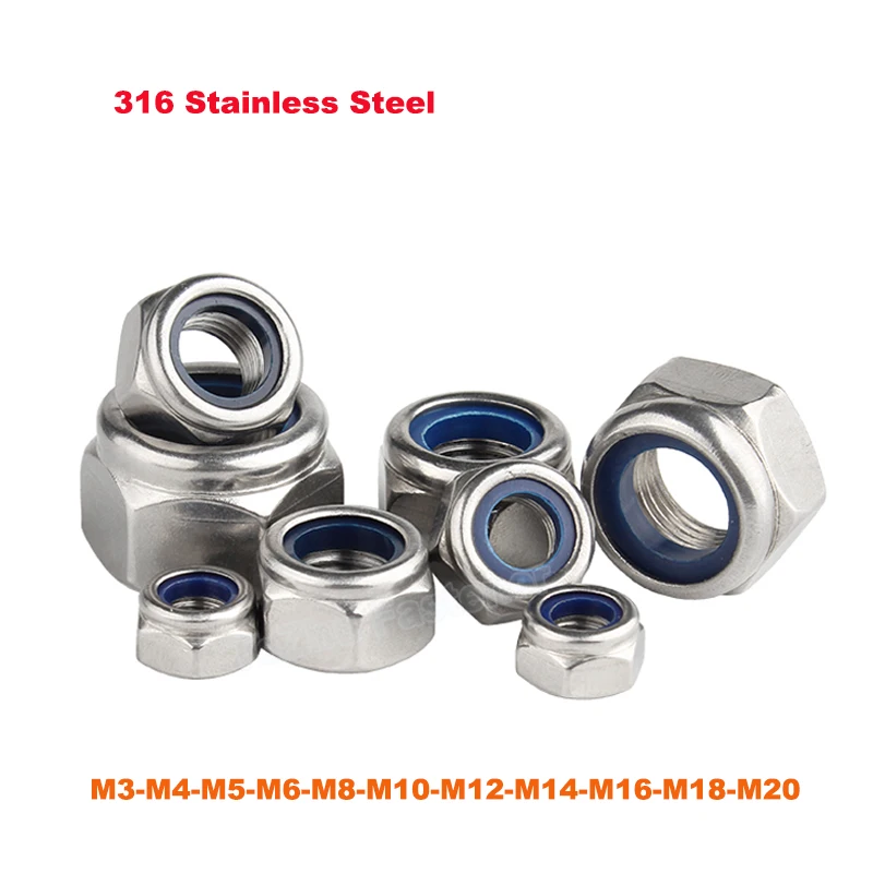 Goupille De Verrouillage Locknuts Assortment Kit - M3 M4 M5 M6 M8 M10 ...