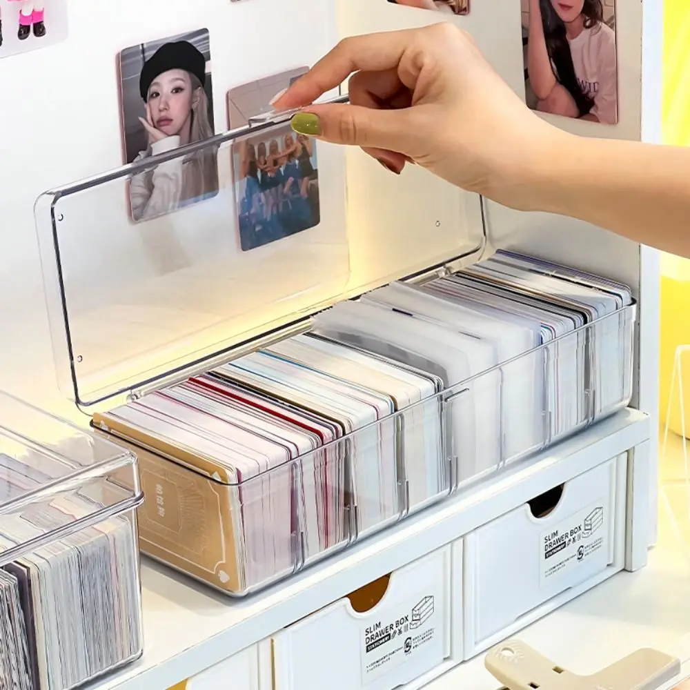 Transparent-Flap-Storage-Case-Large-Capacity-Waterproof-Card-Storage ...