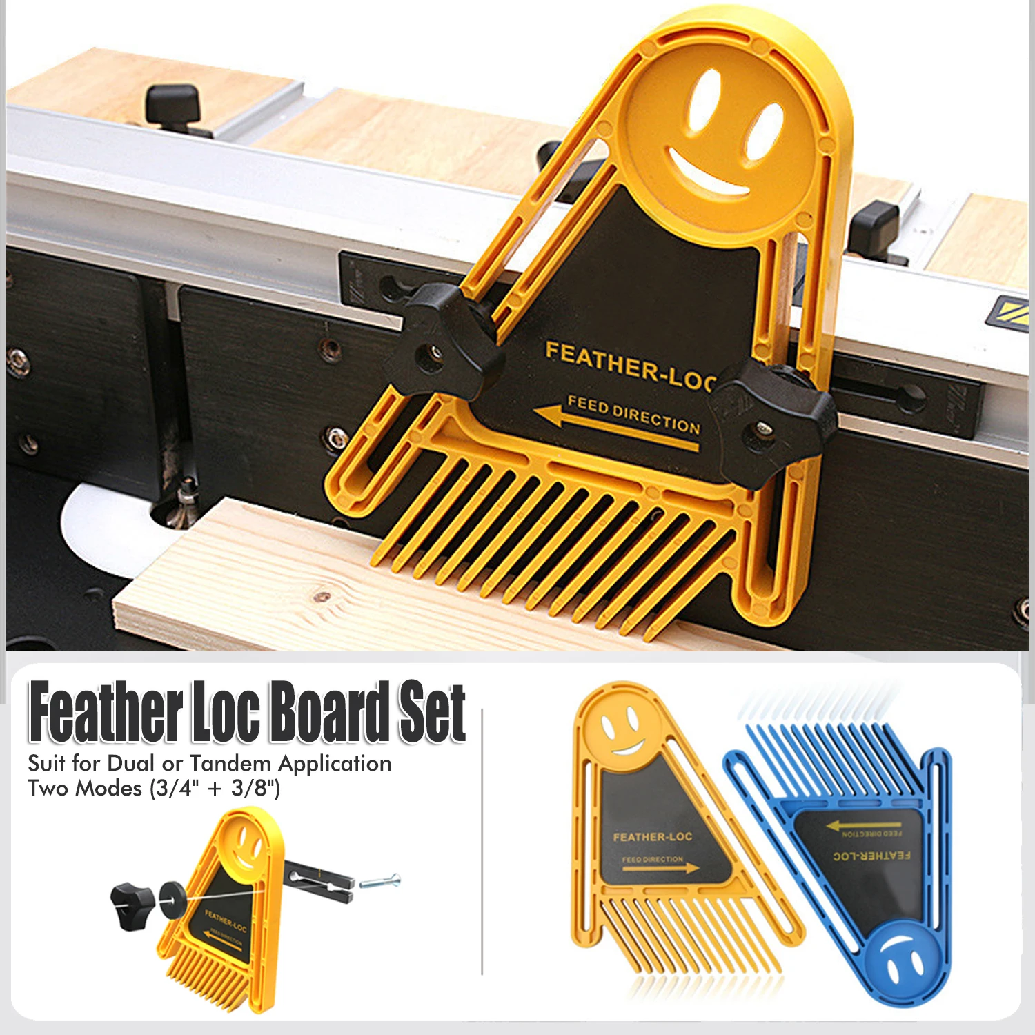 Multi-purpose-Feather-Loc-Board-Set-Woodworking-Engraving-Machine ...