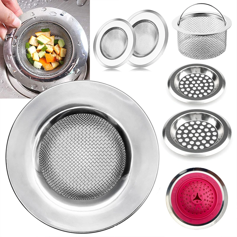 Kitchen Stainless Steel Sink Filter Screen Bathroom Floor Drain And ...