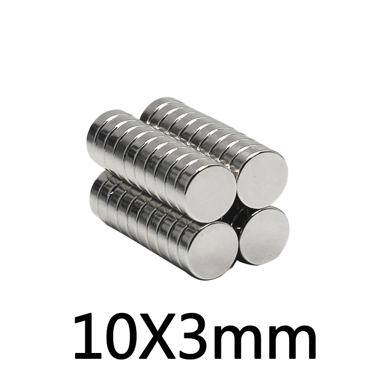 10~50pcs Permanent NdFeB Super Strong Powerful Magnets 10x3 mm N35 ...