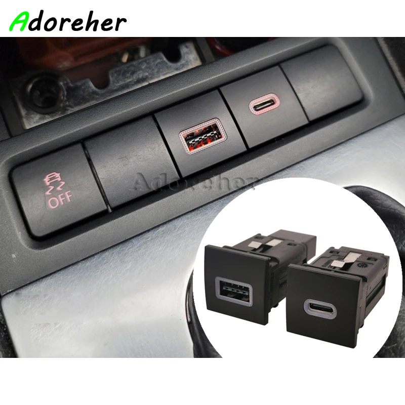 For VW Golf 6 Jetta 5 MK5 Scirocco 2010 2011 2012-2014 Car USB Charger ...