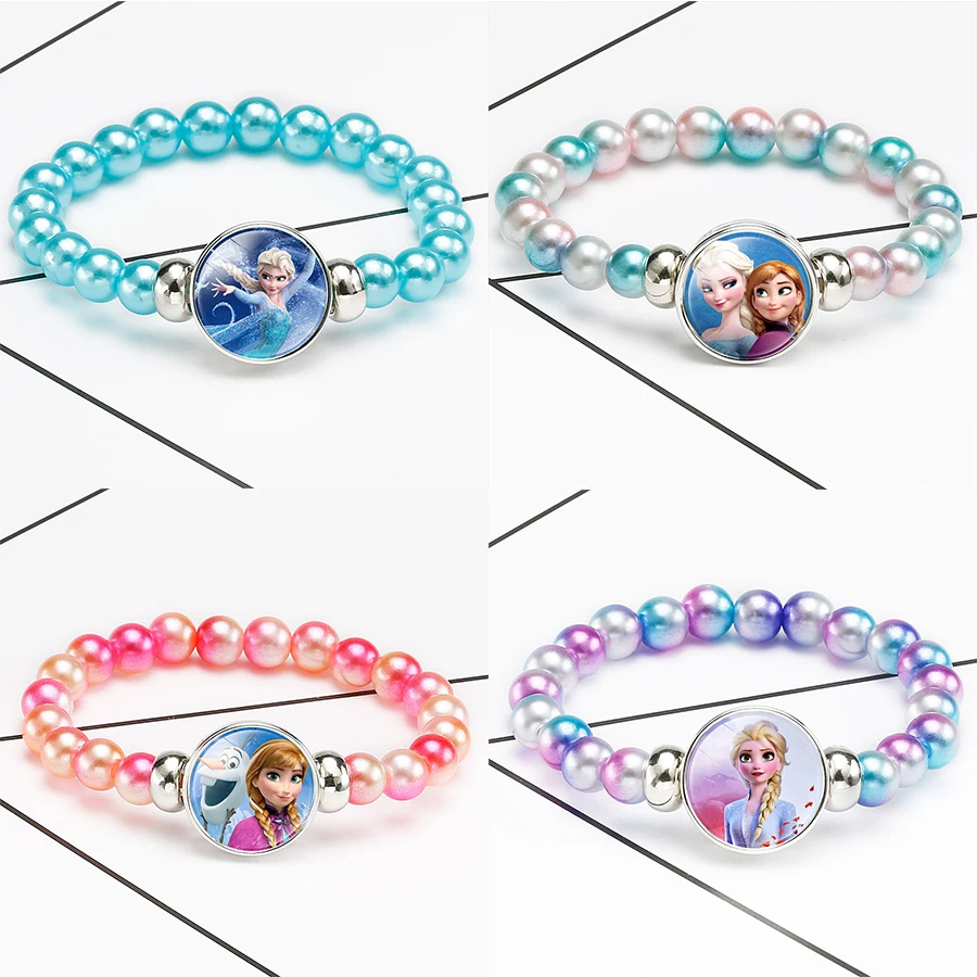 Disney-Frozen-Snow-White-Cartoon-Bracelet-Elsa-Anna-Princesa-Action ...