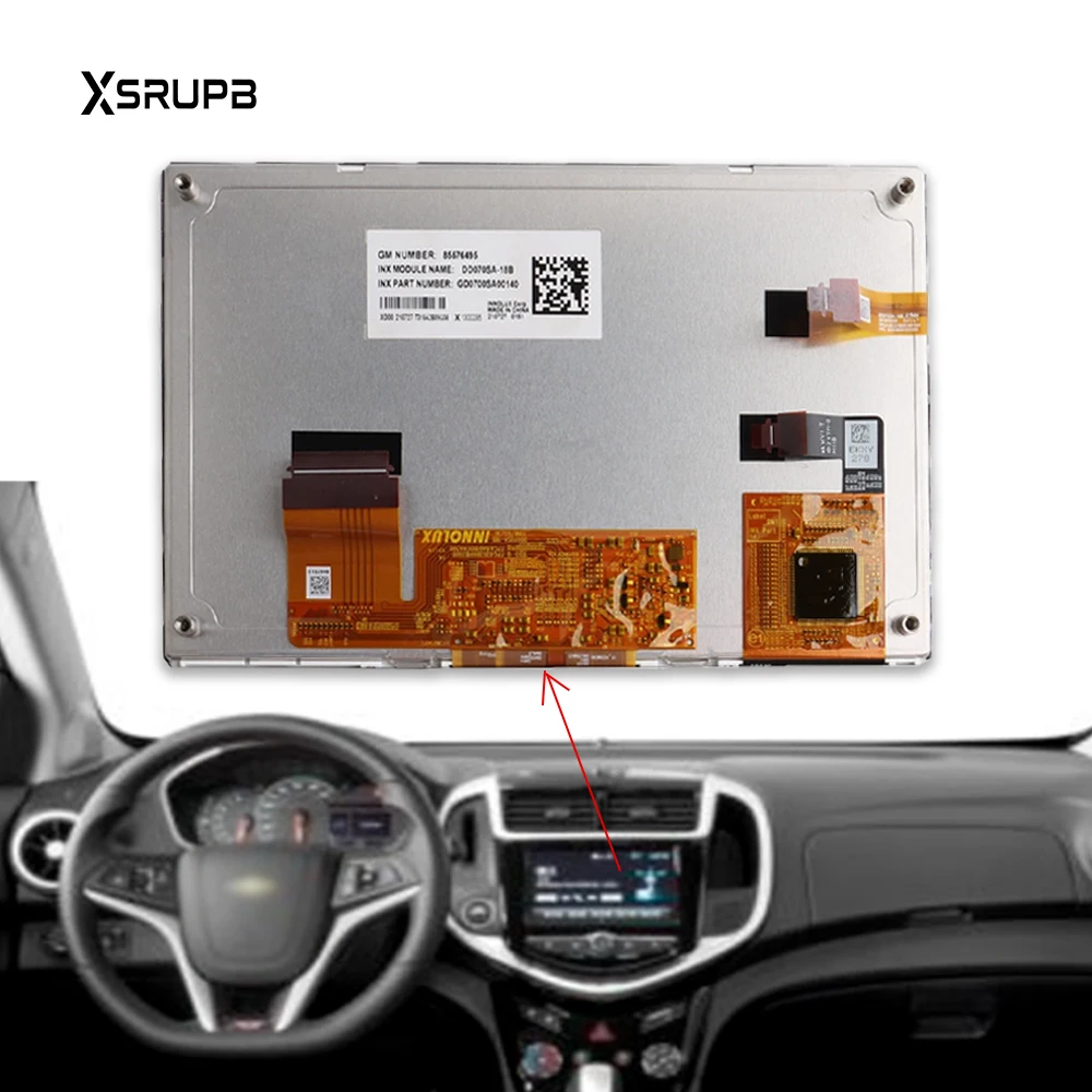 DD070SA-18B LCD Screen For 2018 2019 Chevrolet Sonic TRAX FT0108A ...