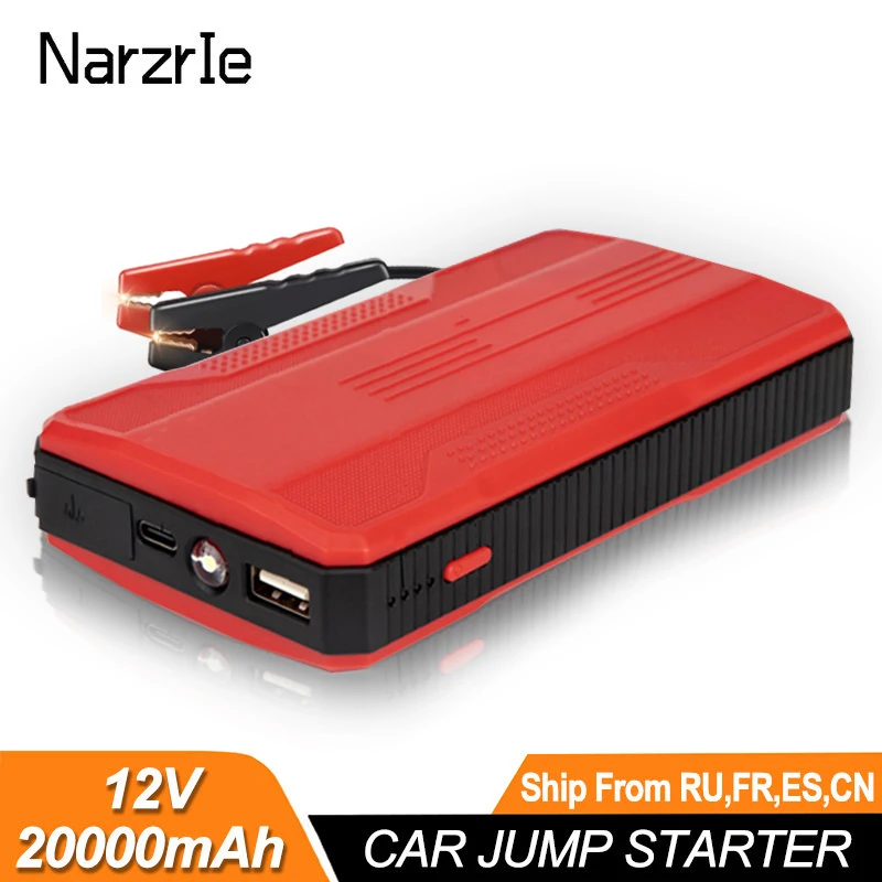 Car Battery Jump Starter 20000mah Portable Auto Battery Booster Charger ...