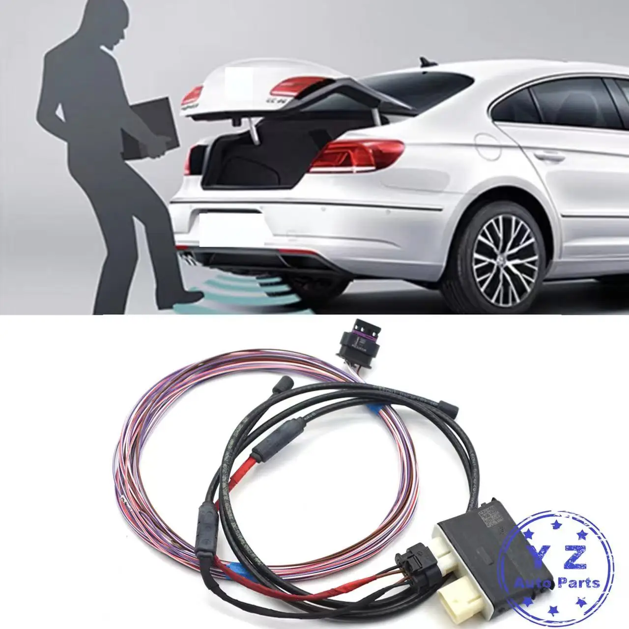 트렁크 자동 이지 오픈 시스템 풋 센서 및 와이어, VW 파사트 B8 아테온 스코다 코디아크 3G0 962 283 ...