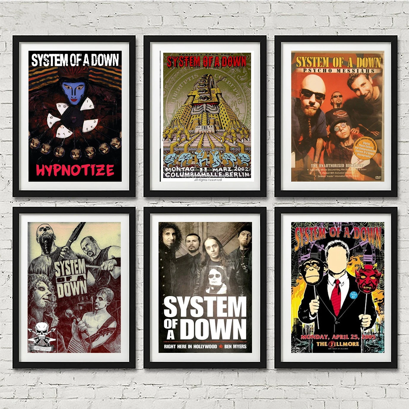 System Of A Down Concert Poster