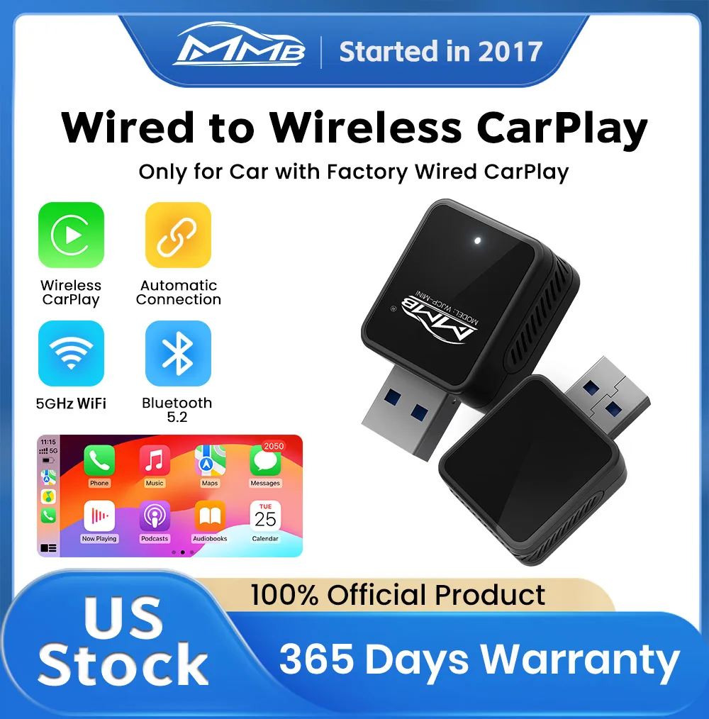 New-MMB-Mini-Wireless-CarPlay-Adapter-Wireless-Dongle-for-iPhone-Wired ...
