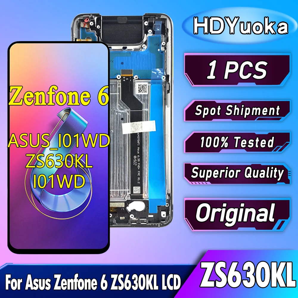 6-4-Original-For-Asus-Zenfone-6-ZS630KL-LCD-Display-Touch-Screen ...