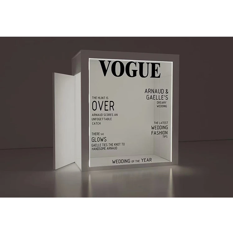 Board-Fashion-Magazine-Photo-Booth-Box-Backdrop-event-Advertising-Trade ...