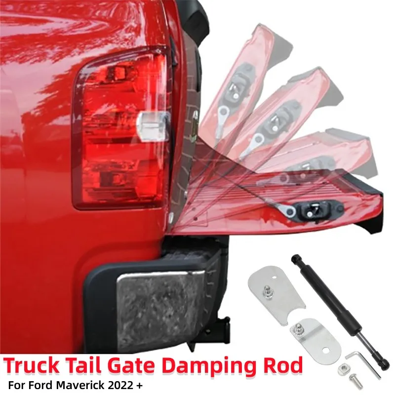 Car Truck Tail Gate Damping Rod Tailgate Assist Spring Support Rod Fit ...