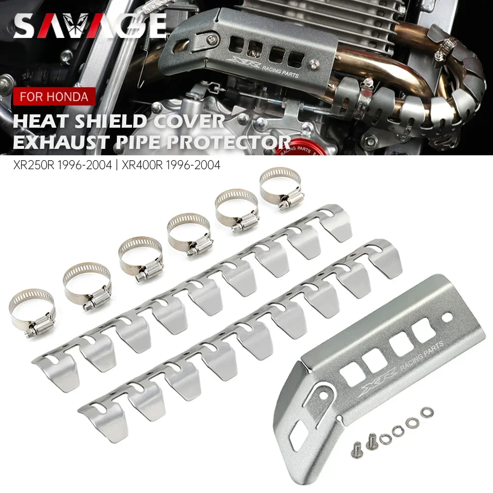For-HONDA-XR250R-XR400R-Motorcycle-Front-Manifolds-Exhaust-Pipe ...
