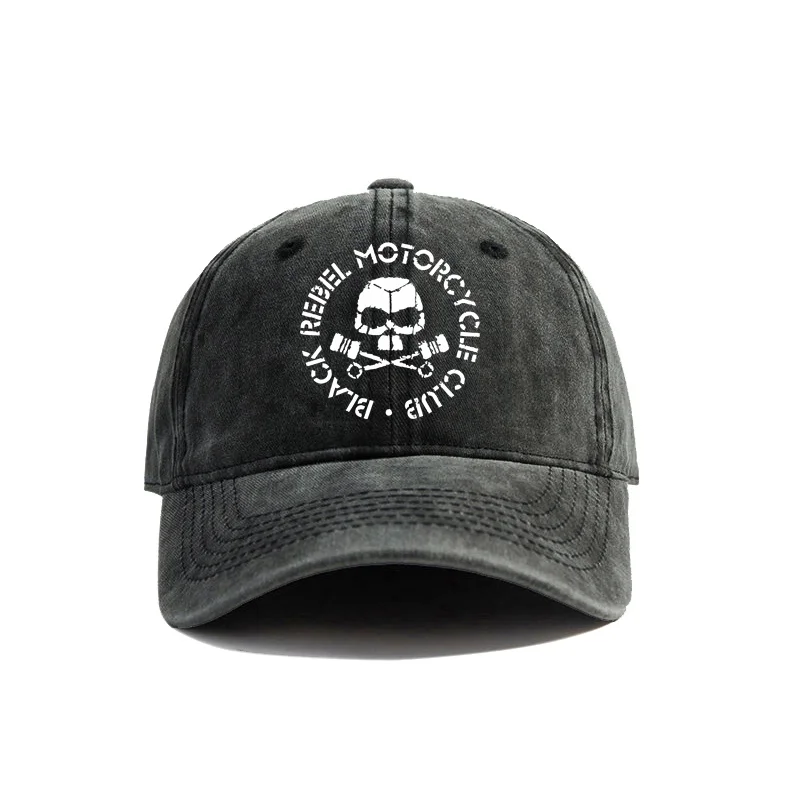Black Rebel Motorcycle Club Baseball Caps Distressed Hats Cap Men Women ...