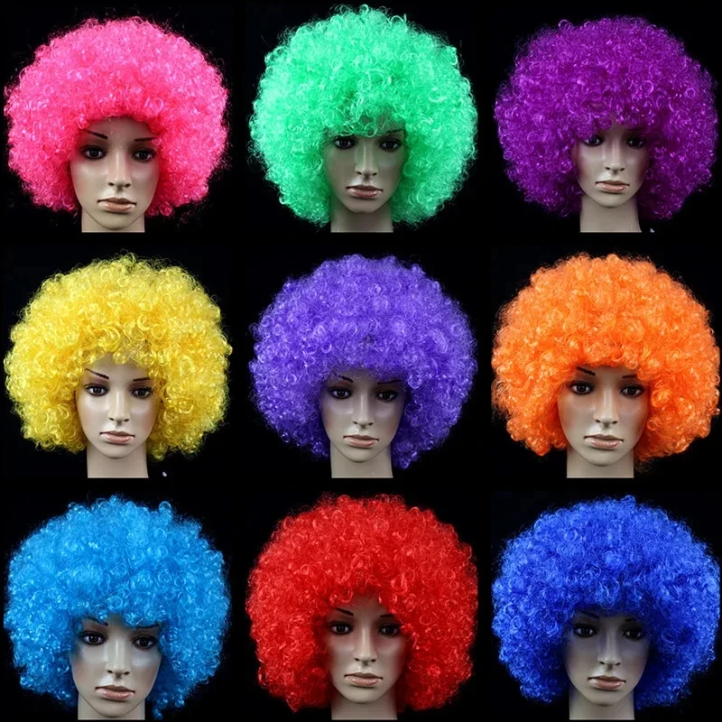 Funny-Clown-Afro-Hairstyle-Fluffy-Explosive-Head-Wig-Cosplay-Dance ...