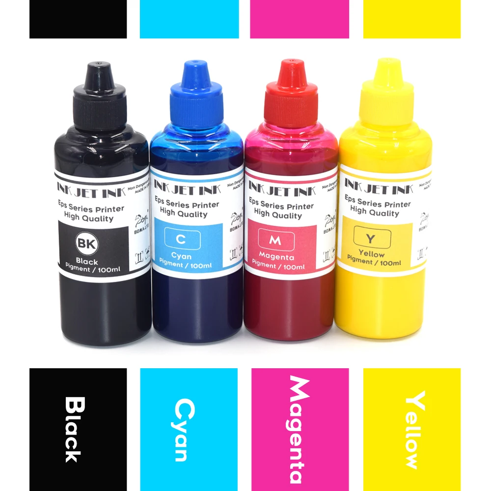 4color100ml-405-812-822-802-Bulk-Pigment-Ink-For-EPSON-WorkFore-EC-C700 ...