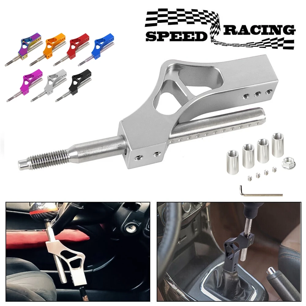 New-Car-Aluminum-Shift-Knob-Extension-Universal-Adjustable-Height-Lever ...