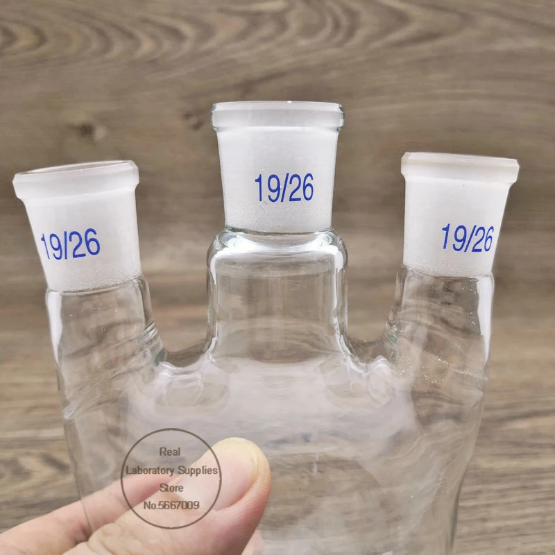 1PCS 50ml to 2000ml Laboratory Glass Standard straight Ground Joint ...