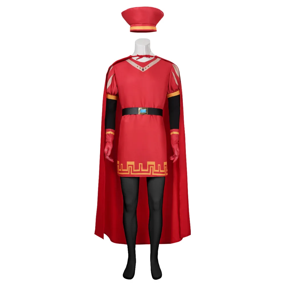 King Lord Farquaad Cosplay Costume Shrek Carnival Uniform Anime ...