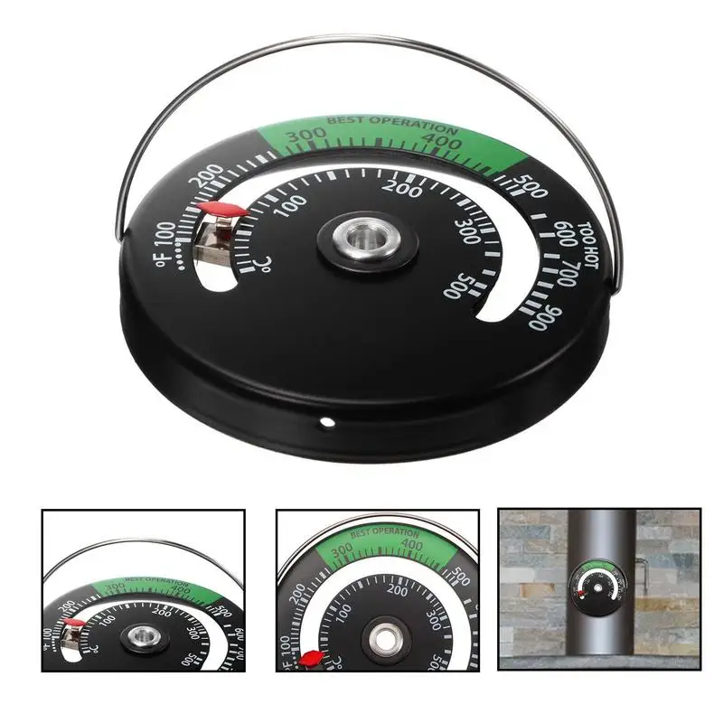 Milk Thermometer 8PACK Magnetic Wood Stove Thermometer Fire Flue Pipe ...