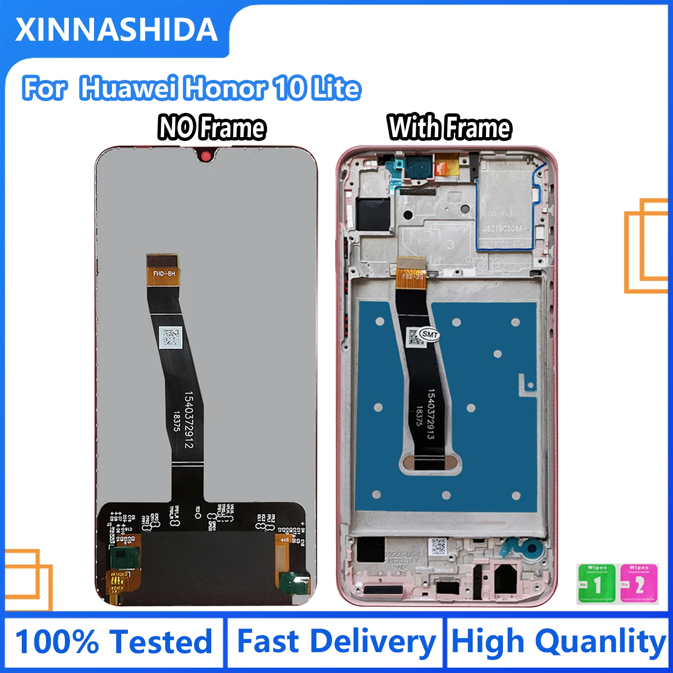 Para huawei honor 10 lite display lcd com tela de toque digitador ...