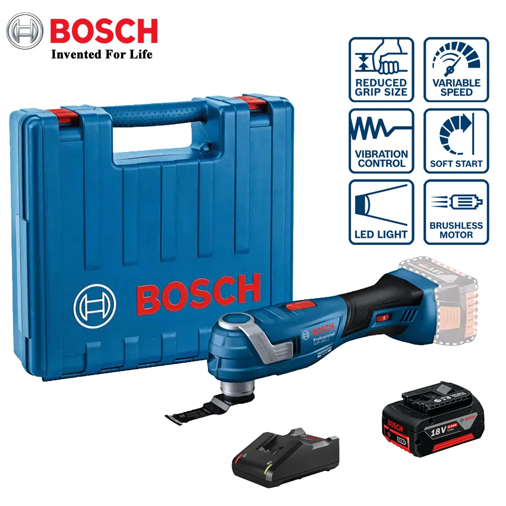 Bosch Cordless Oscillating Multi Tool GOP 185-Li Brushless Universal ...