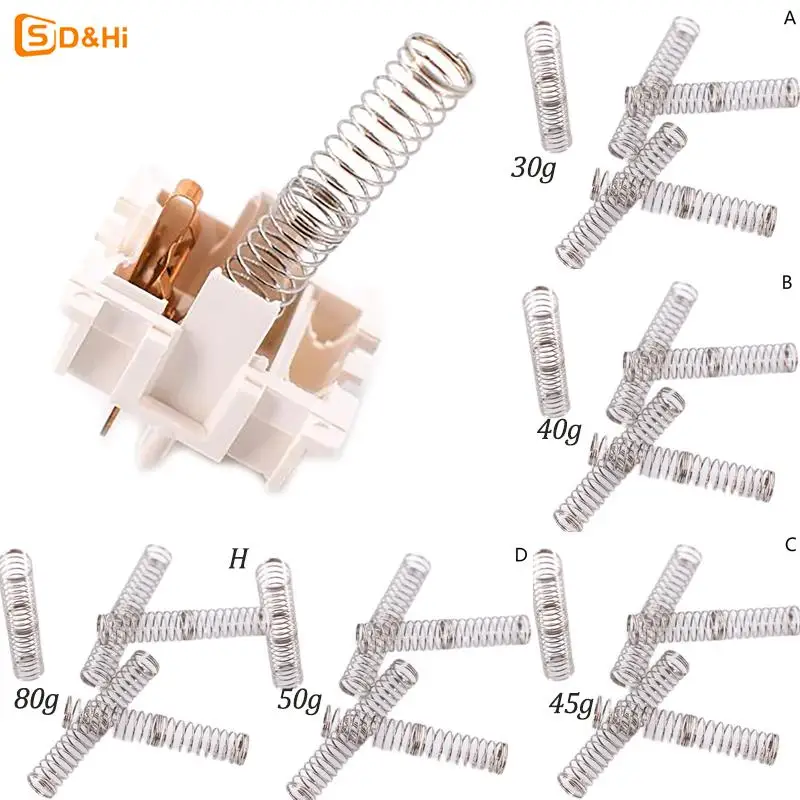 110Pcs 22mm Mechanical Keyboard Switch Spring Two-Stage Gamer Custom ...