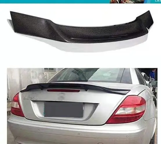 R171 Carbon Fiber R Style Spoiler For Mercedes Benz SLK Class R171 2005 ...