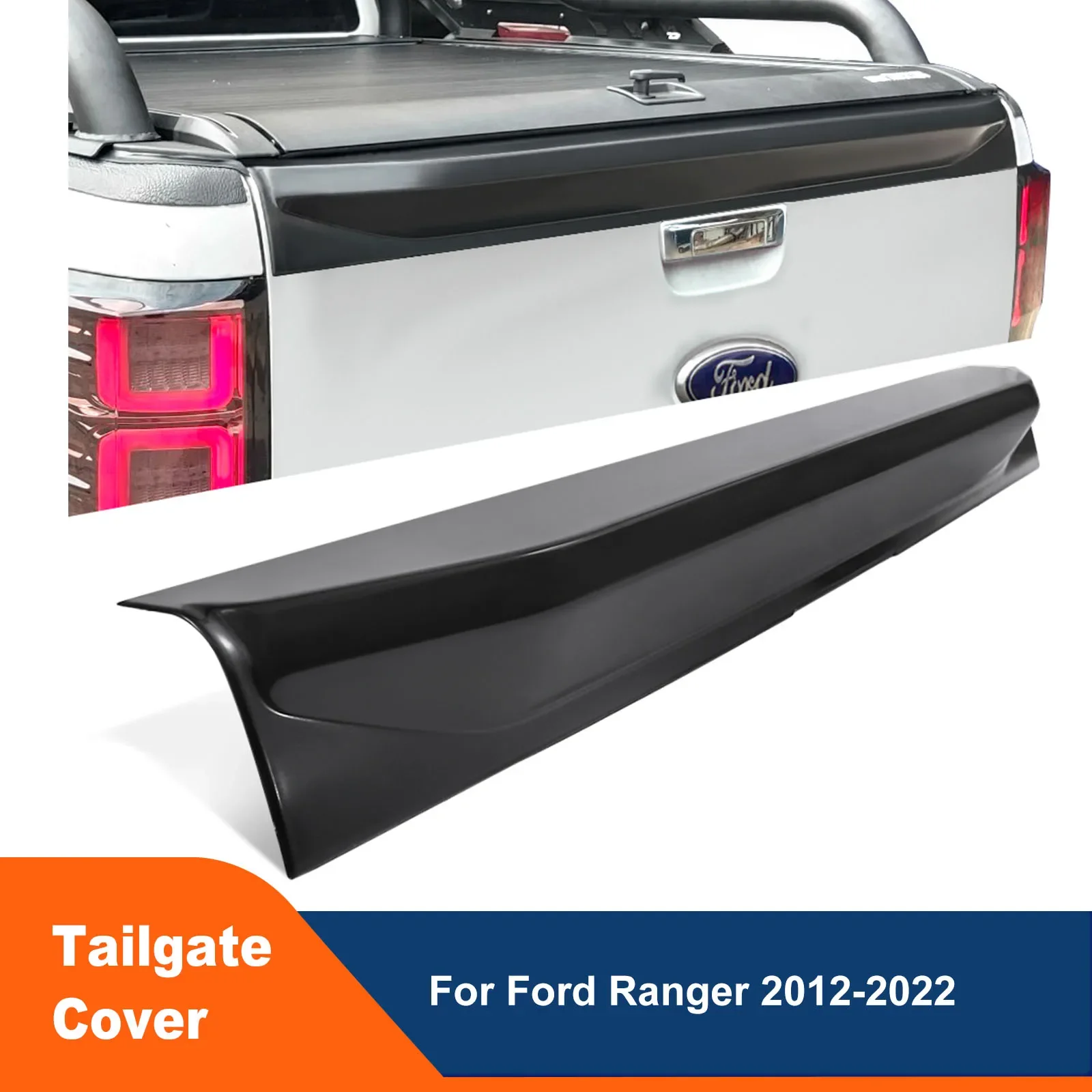ABS-Rear-Spoiler-Tailgate-Cover-Trim-for-Ford-Ranger-2012-2022-Wildtrak ...