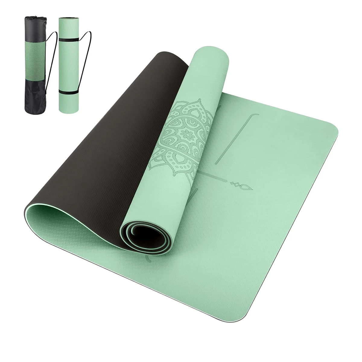 TPEgoyamat Non-slip, Pilates mat, environmentally friendly, Tear ...