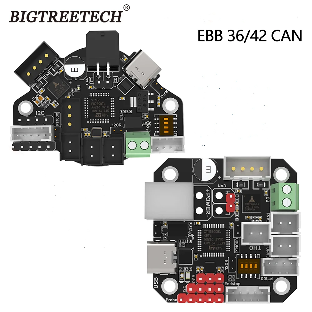 BIGTREETECH EBB36 EBB42 CAN Onboard TMC2209 Driver MAX31865 ADXL345 ...