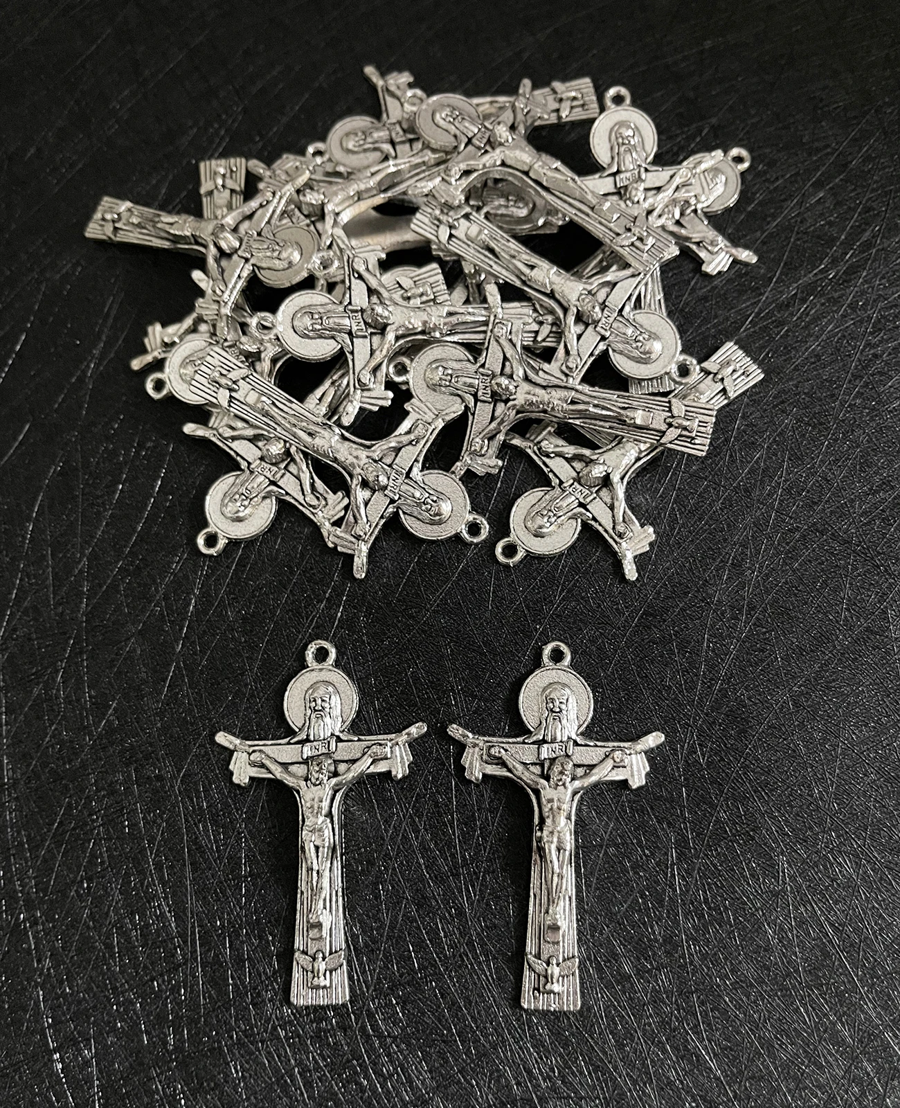Cottvott-2-Sizes-Holy-Trinity-Crucifix-with-God-Father-Cross-Pendant ...
