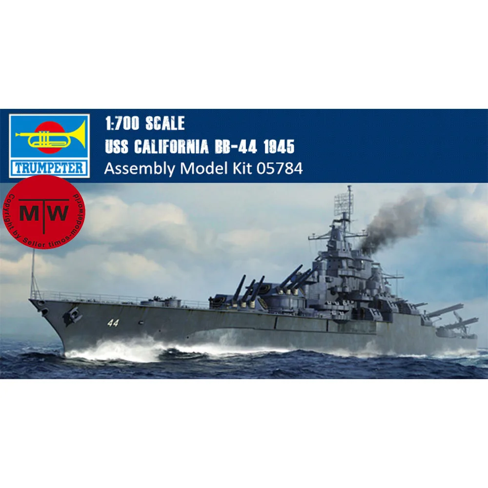 USS California Battleship Model Building Kits, Montagem Militar, 05784 ...