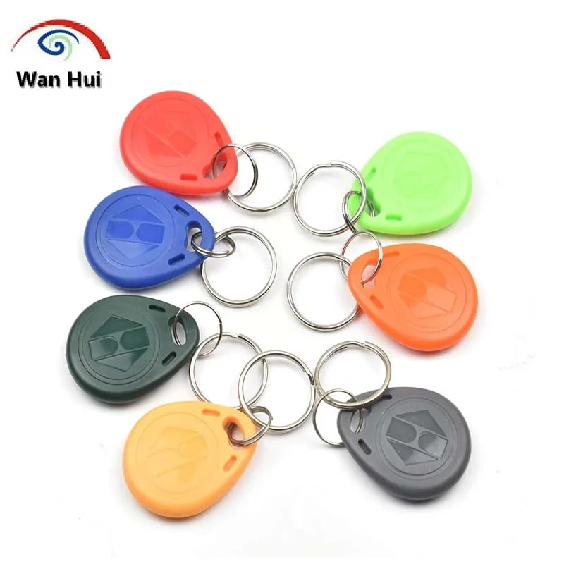 10pcs-S50-IC-NFC-Tags-Card-RFID-125khz-Keychain-Key-Fob-HF-ISO14443A ...