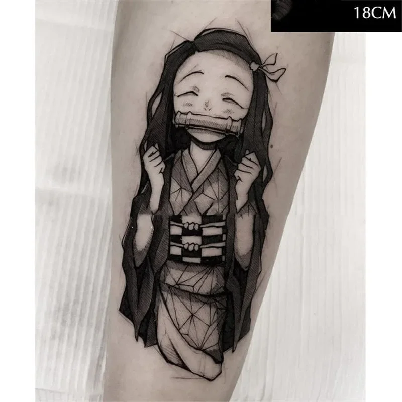 Demon Slayer Black and White Tattoo: Real-World Insights on Kamado ...