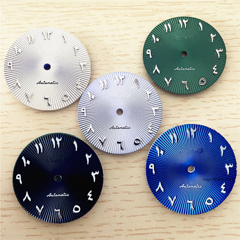 Watch-Accessories-28-5MM-Dial-White-Green-Black-No-Luminous-Antique ...