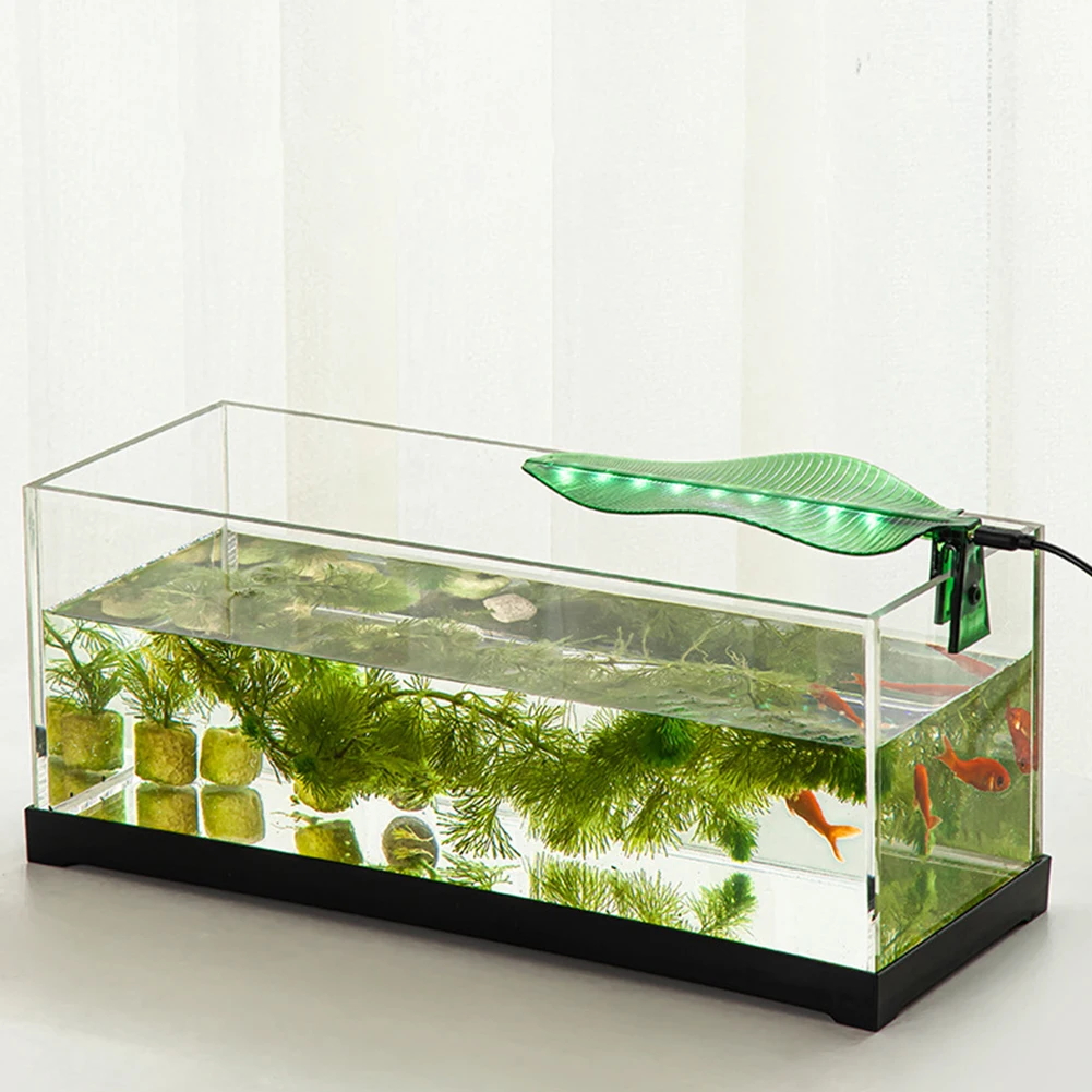 Clip-On-Aquarium-Light-3-7x7-7-Inch-Portable-Fish-Tank-Moving-Lamp ...